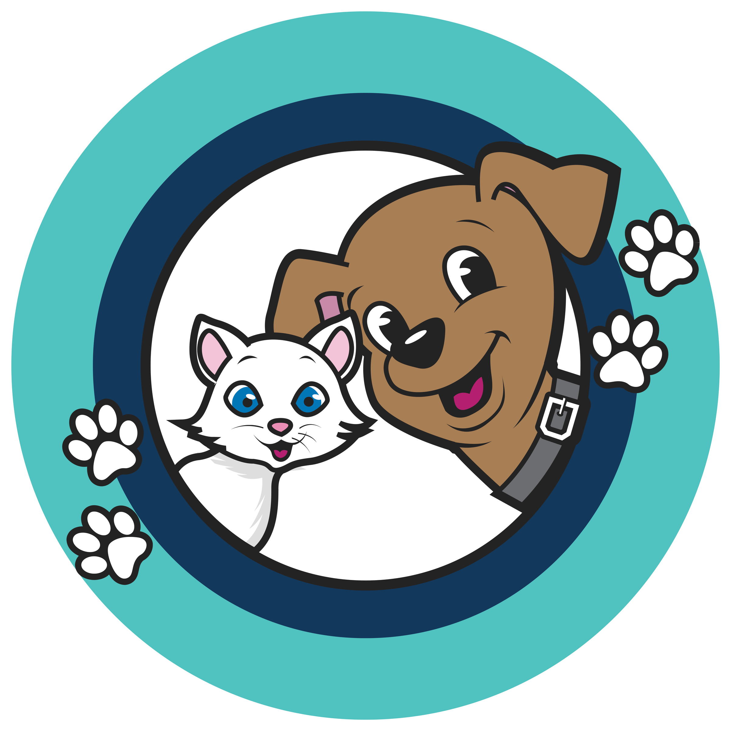 Dog Town Pet Supplies Logo Dog Town Pet Supplies Logo